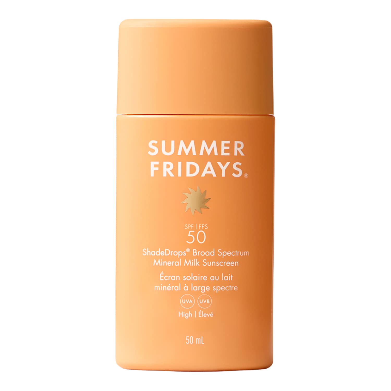 Summer Fridays Солнцезащитный крем для лица SPF 50 ShadeDrops Milk Sunscreen 50 мл