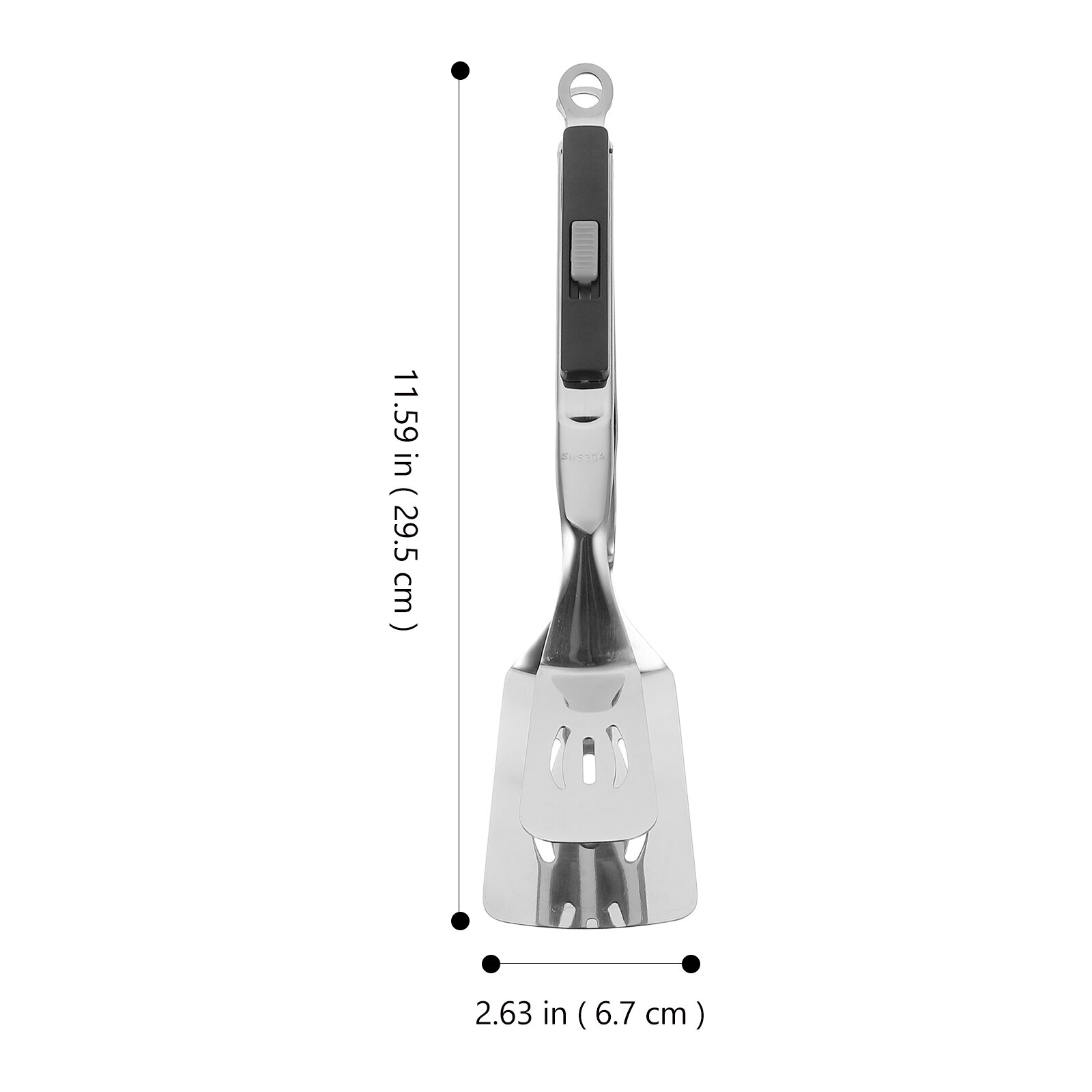 Стainless Steel Spatula Tongs Многофункциональные Щипцы Для Жарки Стека Размер 29 50X6 70X2 50CM