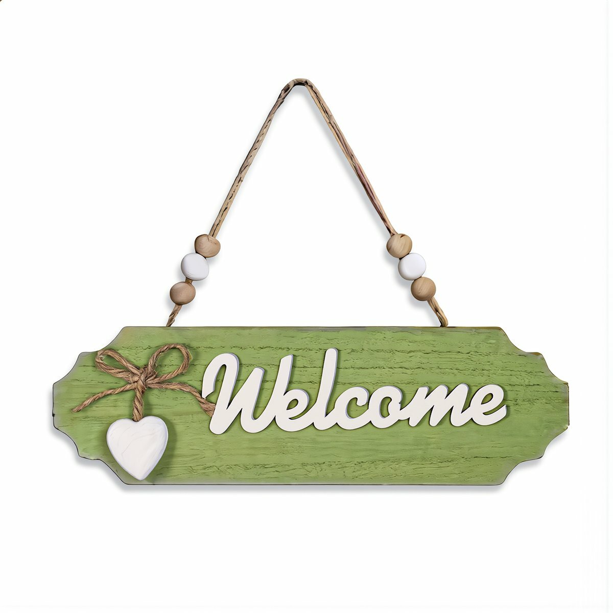Уютная настенная декоративная табличка Welcome из дерева подвесной аксессуар для украшения интерьера прихожей гостиной небольшого кафе
