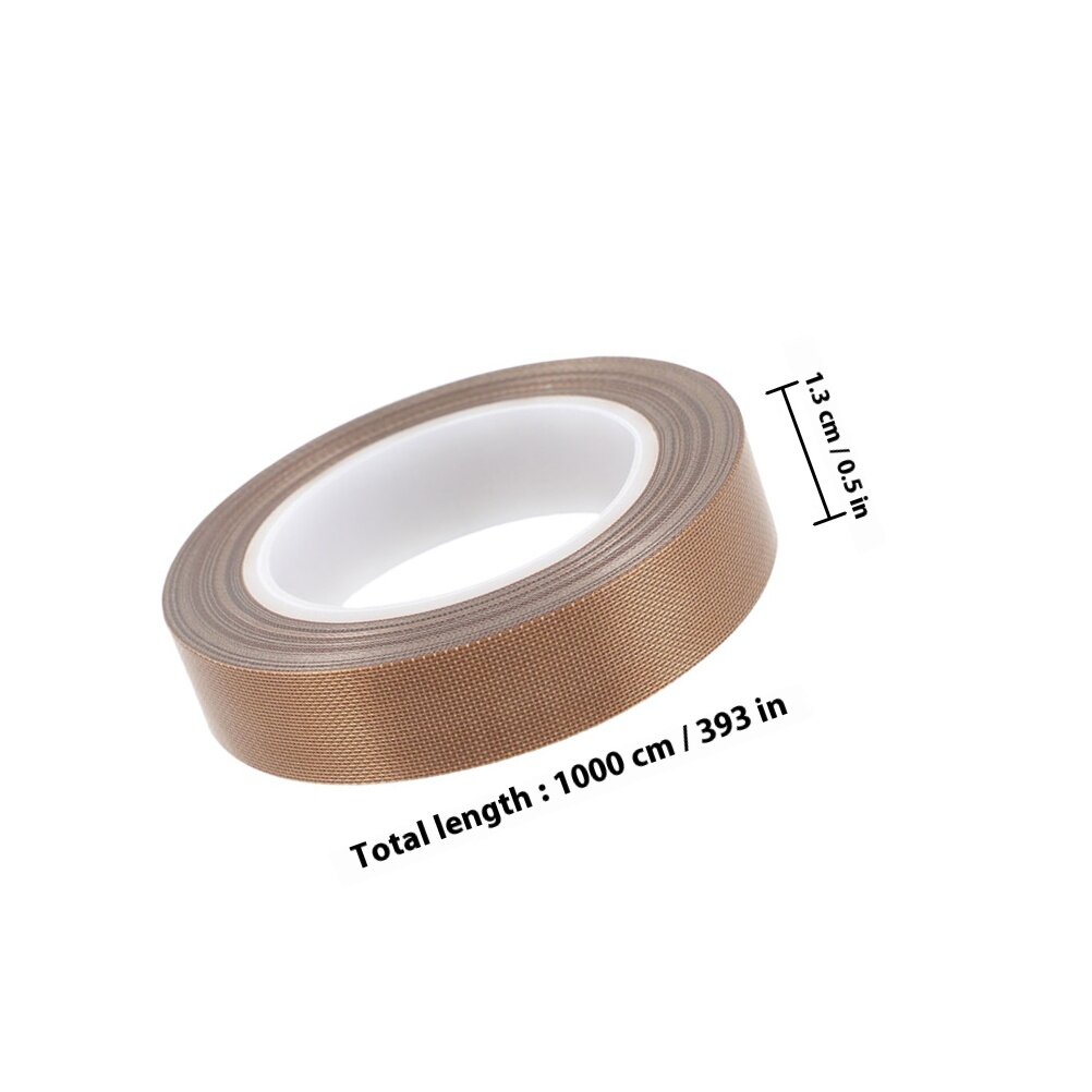 Ptfe Лента Для Уплотнения 2 Рулона Изоляционная Лента 10 М Бурый 1000.00X1.30X0.13Cm