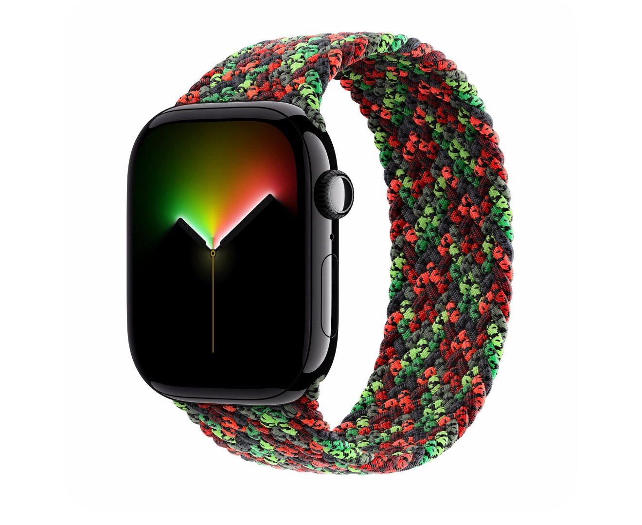 Ремешок Watch Black Unity Braided Solo Loop MHVA4FEA размер 5 44/45/46/49mm (Original)
