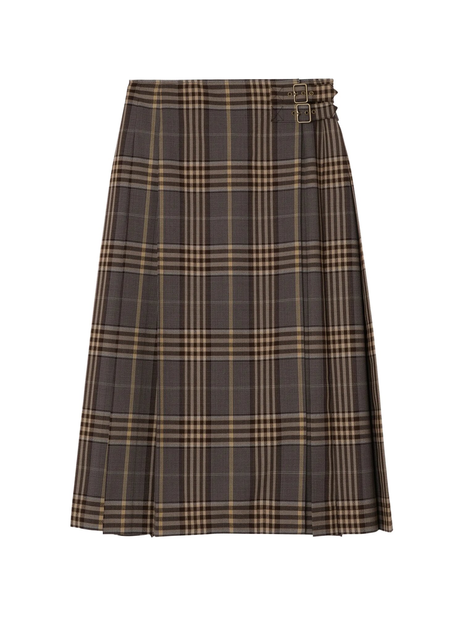 Юбка Check wool midi kilt