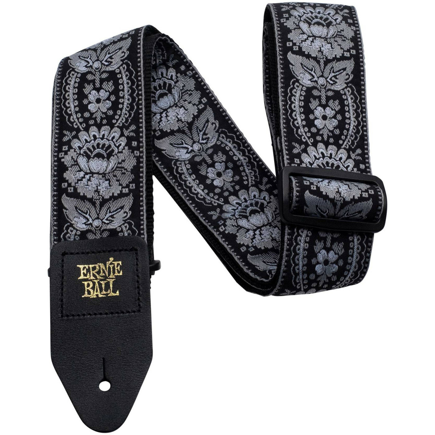 Гитарный ремень Ernie Ball 4150 Silver Orlean Jacquard