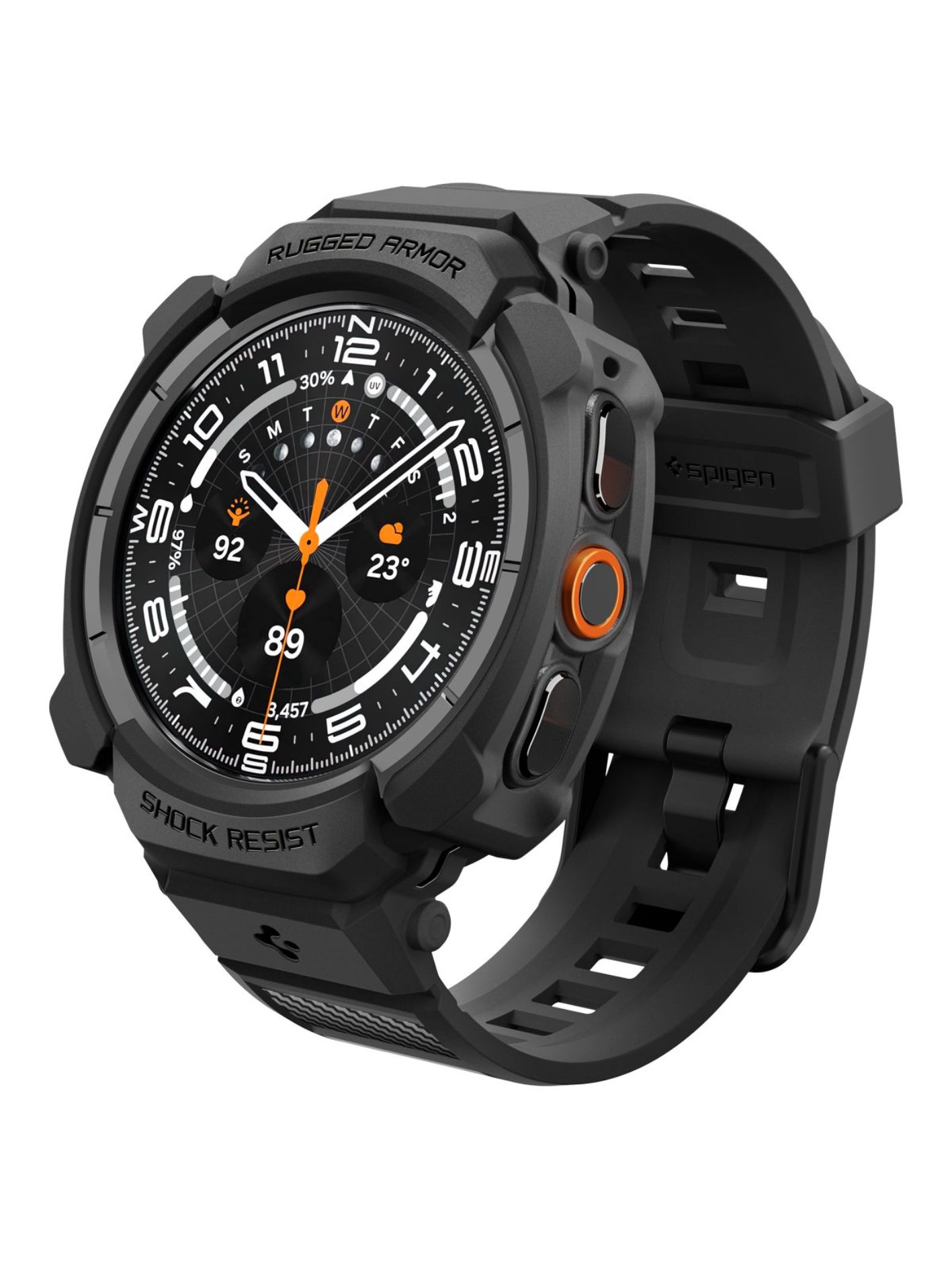 Ремешок Spigen на Samsung Galaxy Watch Ultra 2 (47mm), Rugged Armor Pro (ACS11612)