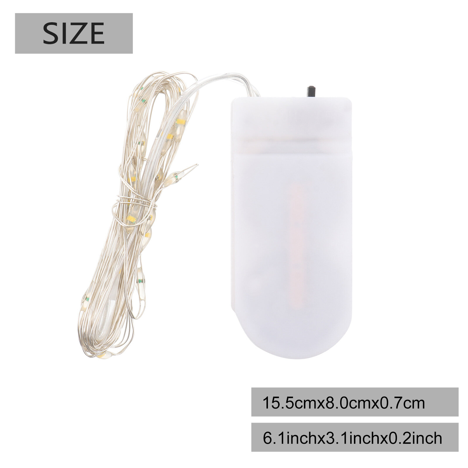 Светодиодные Гирлянды С 20 Лед Бусинами На Многоцветной Basis 15.50X8.00X0.70Cm Длительное Использование