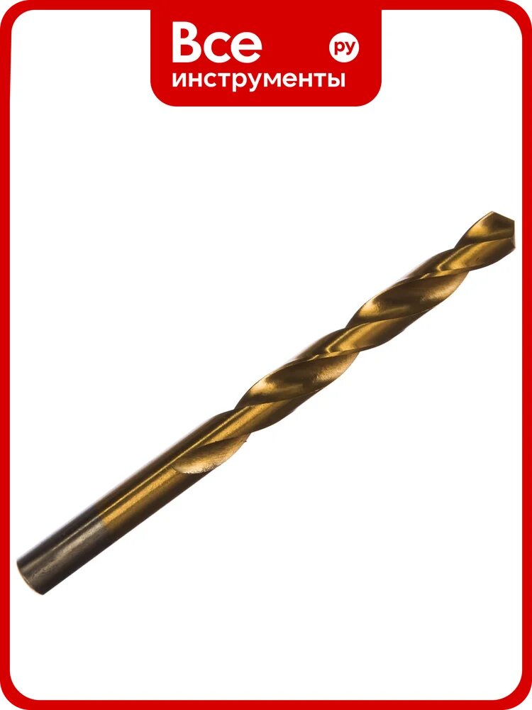 Сверло спиральное по металлу HSS TiN в блистере TDB095NTB (9.5х125х81 мм) Thorvik 52442