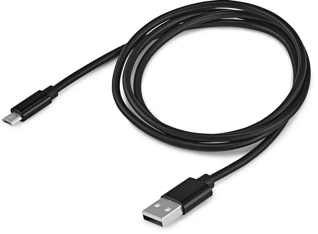 Кабель Buro micro USB (m) - USB (m), 1м, 0.8A, черный