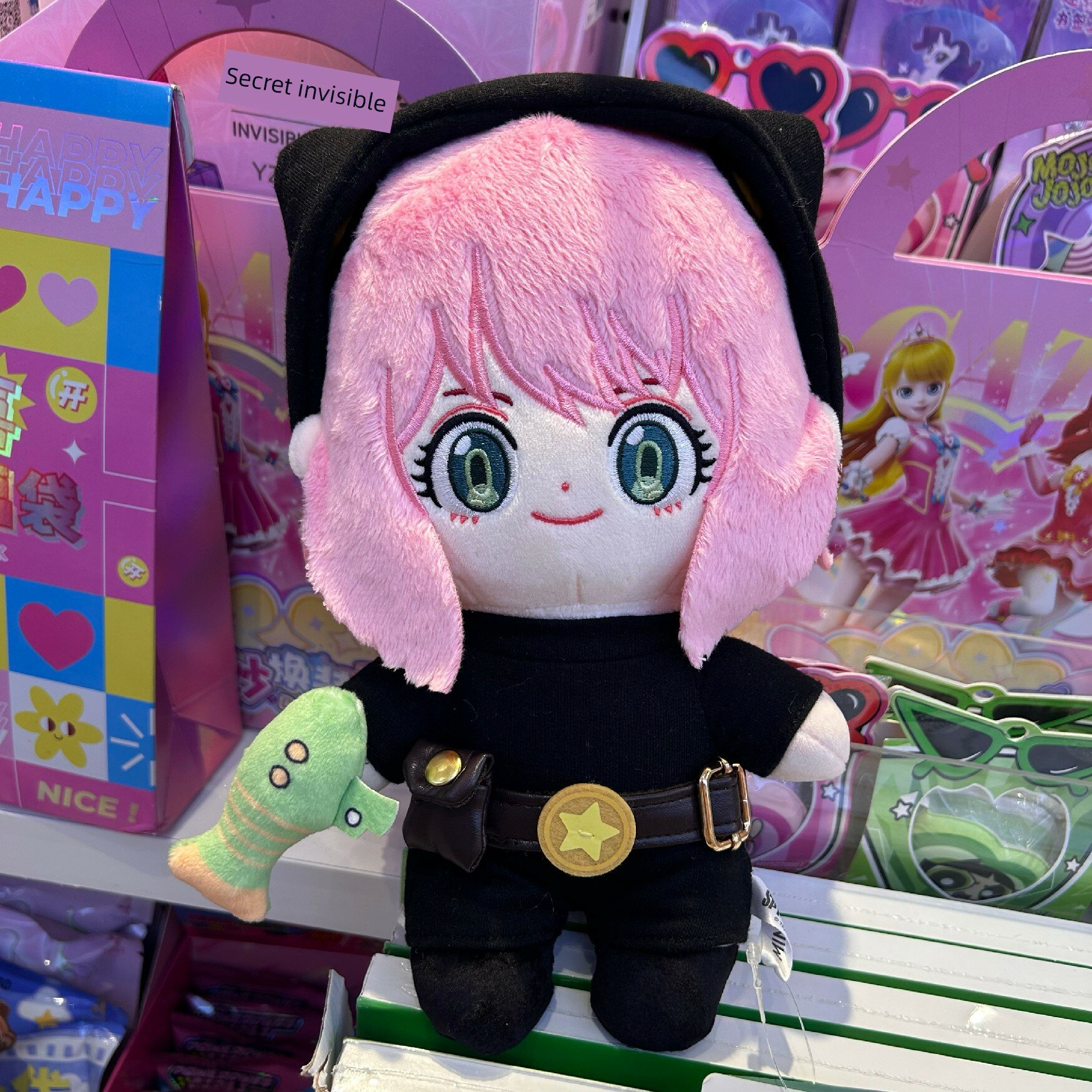 Плюшевая кукла Аня Форджер из аниме Семья шпион Miniso модель A мягкая игрушка подарок детям