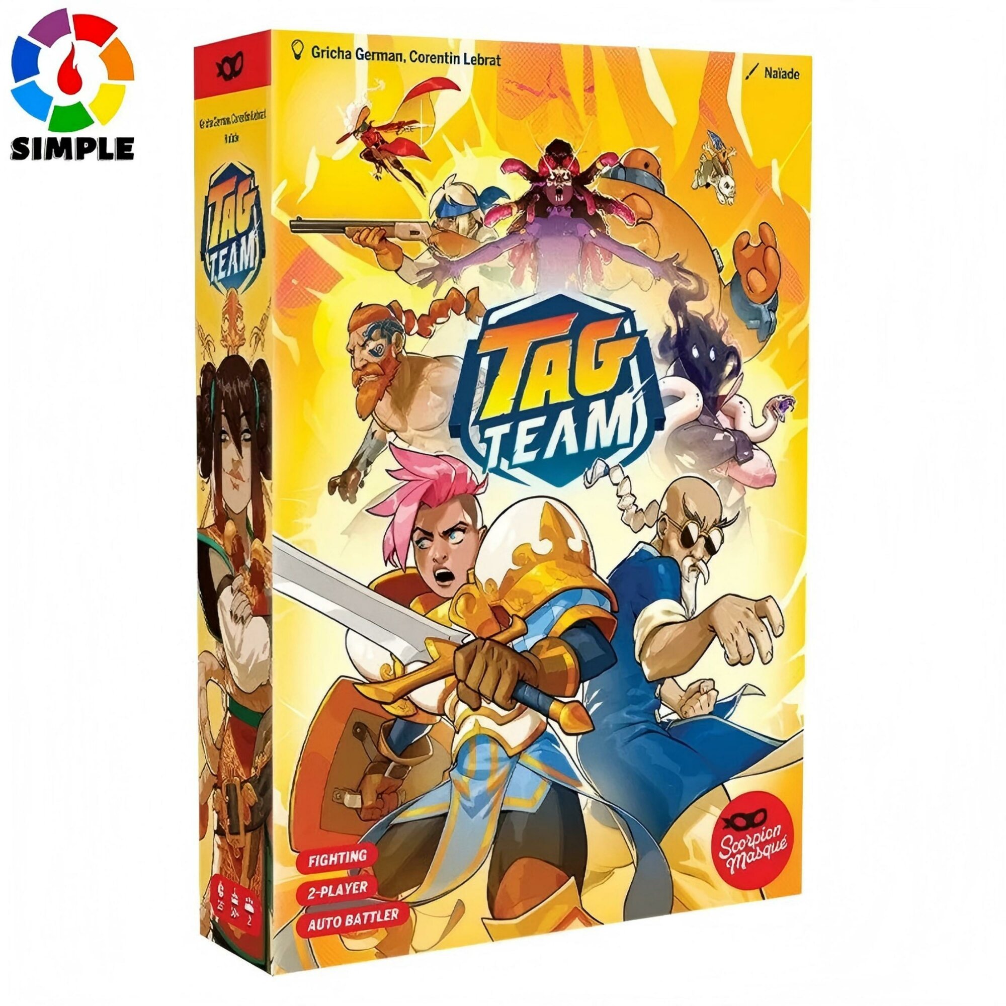 Tag Team - from The Creators of Sky Team Arcade Fighting Inspired Card Game Карточная игра Настольная игра