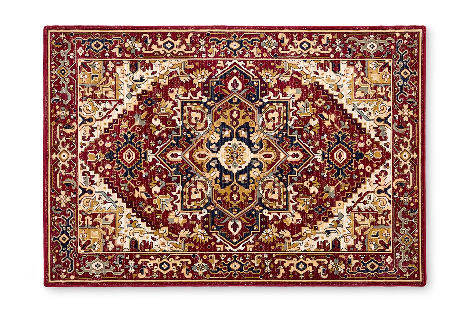 Ковёр DREAM FLOOR гиссар, 160х230 см, прямоугольник, с классическим узором, цвет красный