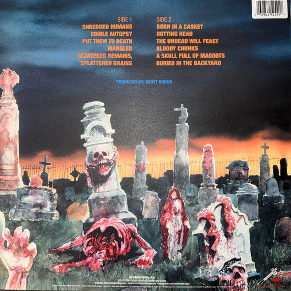 Виниловая пластинка Cannibal Corpse - Eaten Back To Life (coloured) (1 LP)