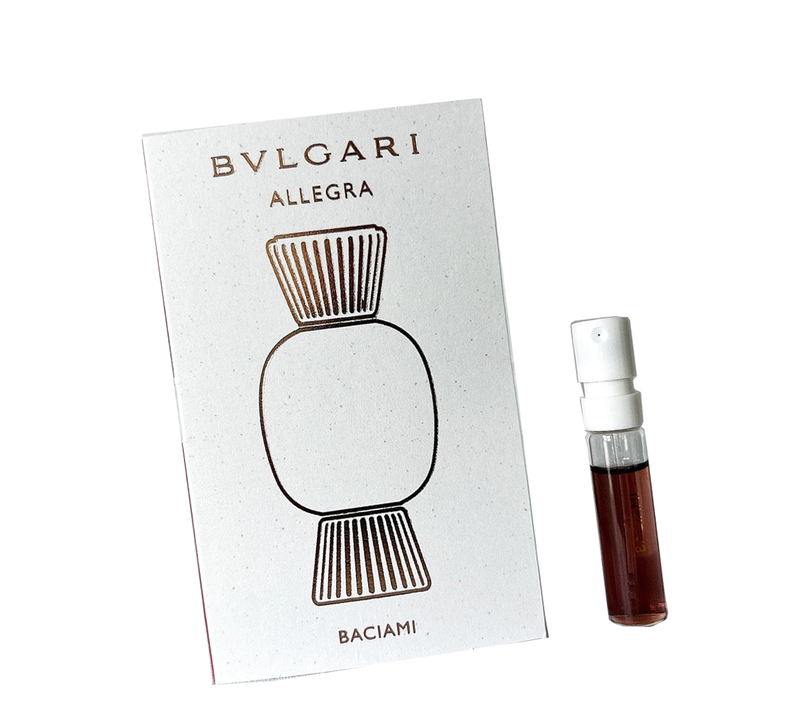 Bvlgari Baciami женский аромат 1.5 мл пробник - Булгари Бачиами миниатюра духов Поцелуй Меня