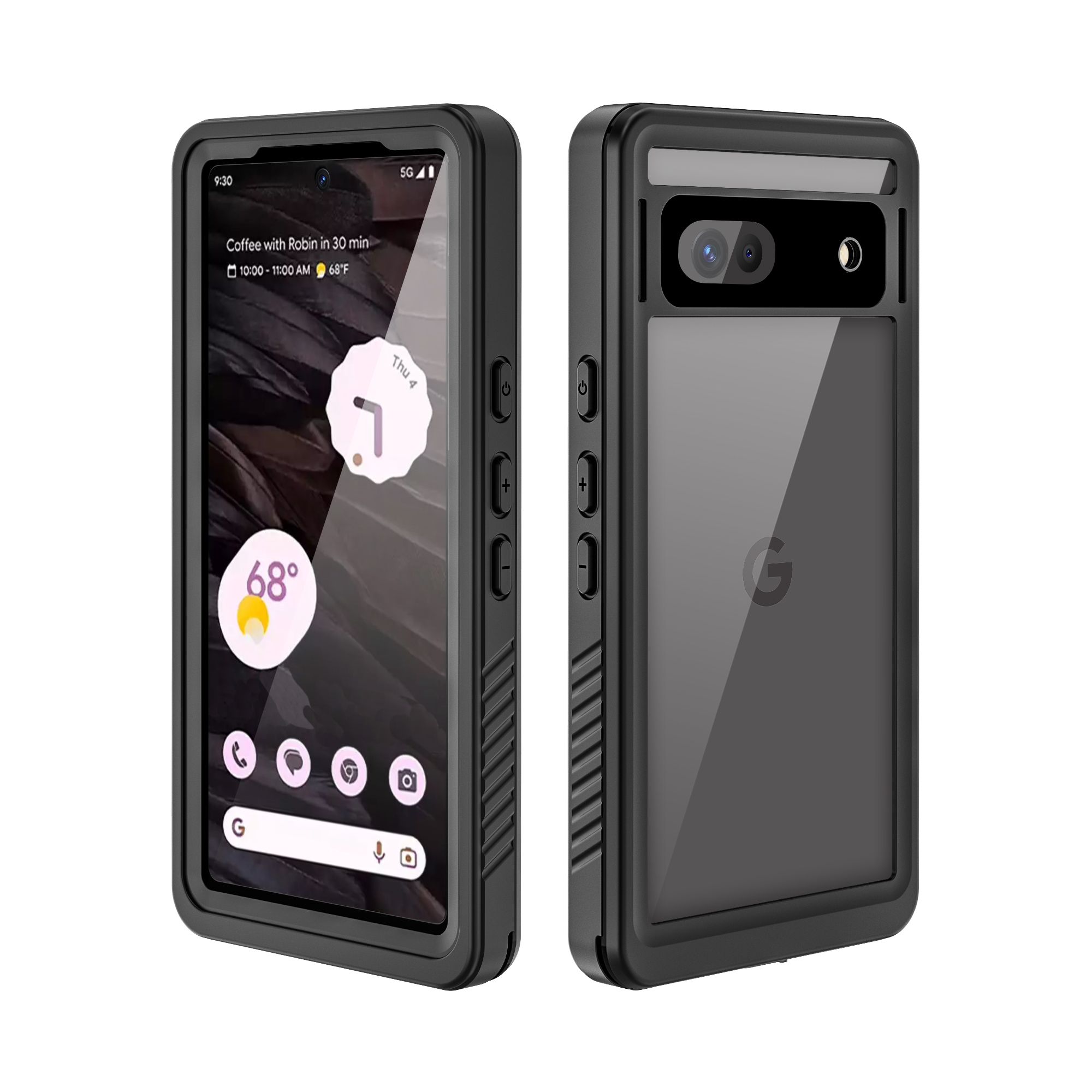 Водонепроницаемый и ударопрочный чехол Redpepper для Google Pixel 7A, черный