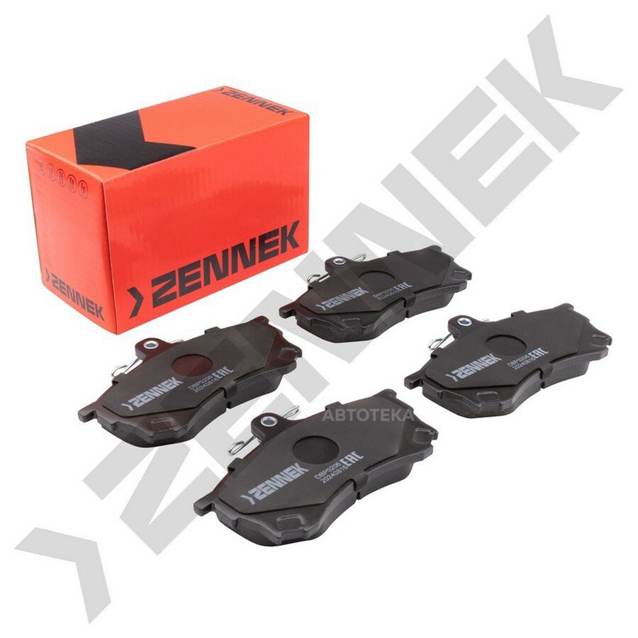 Колодки тормозные дисковые ZENNEK DBP0206