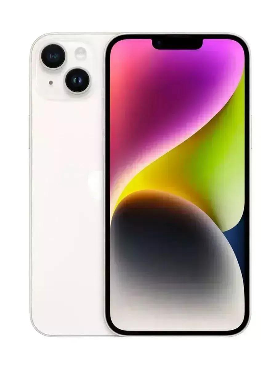 Apple Смартфон iPhone 14 PLUS,6/128 ГБ, белый, Nano SIM+ESIM