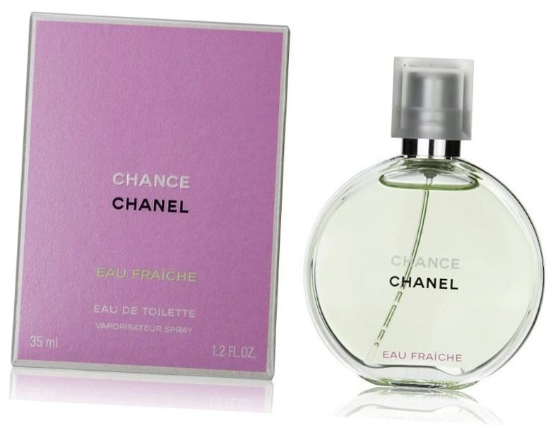 Туалетная вода Chanel Chance Eau Fraiche для женщин 35 мл - Шанс Фреш Зеленый Шанель