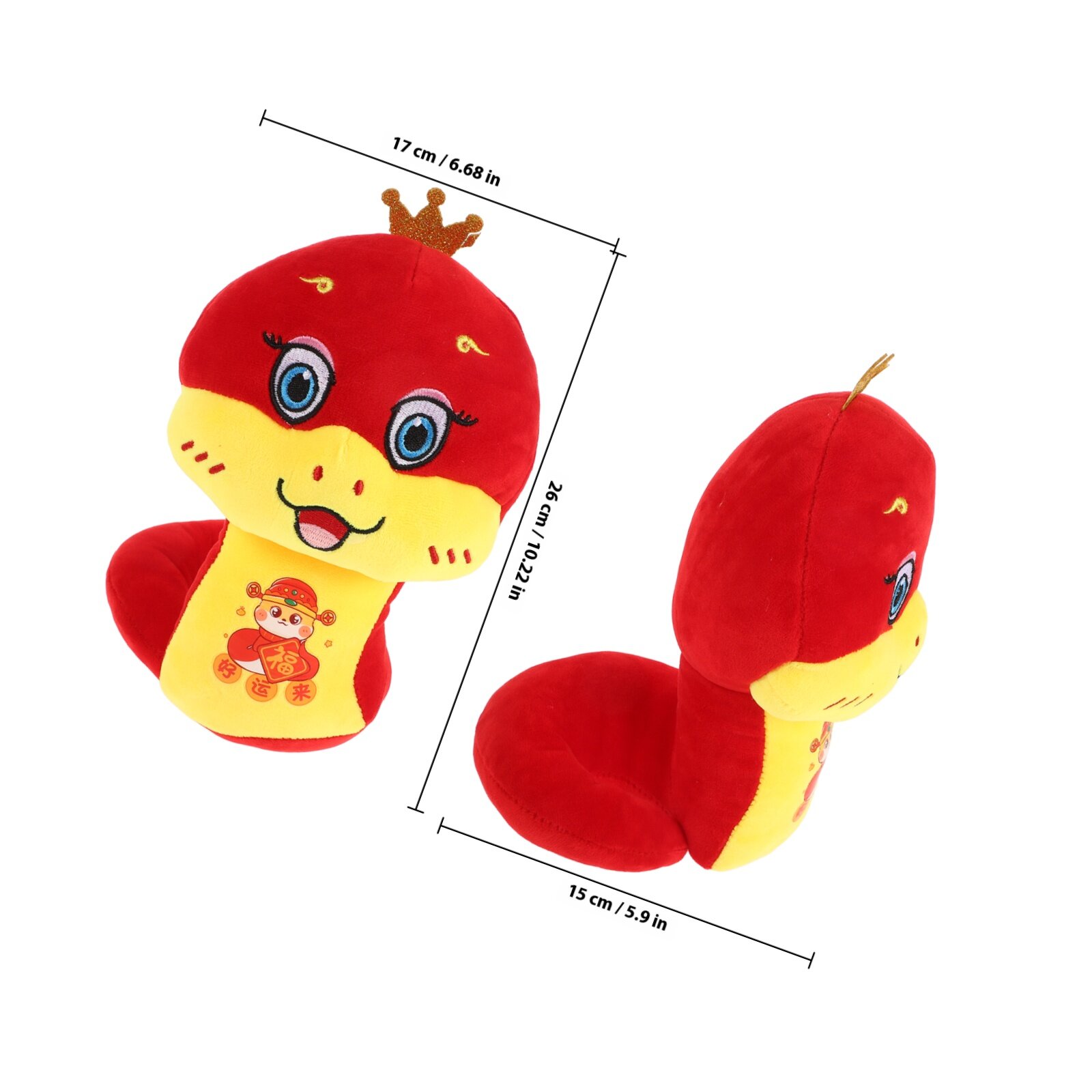 Игрушечный Змеиный Подушка Мягкая Игрушка Змея Для Детей Подарок На День Рождения 26.00X17.00X15.00Cm