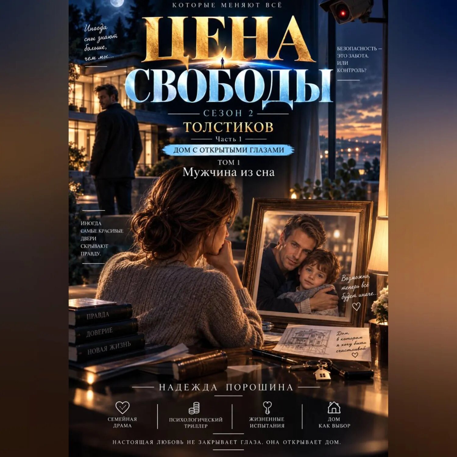 Цена свободы. Сезон 2. Толстиков. Часть 1. Дом с открытыми глазами. Том 1. Мужчина из сна [Аудиокнига]