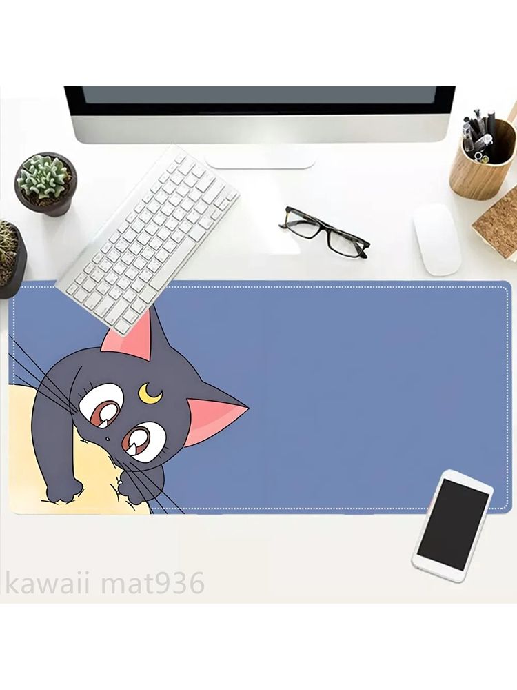 Sailor Moon Изготовленный на заказ настольный коврик с принтом "сделай сам", из аниме "Сейлор Мун", размер 40x90xxl