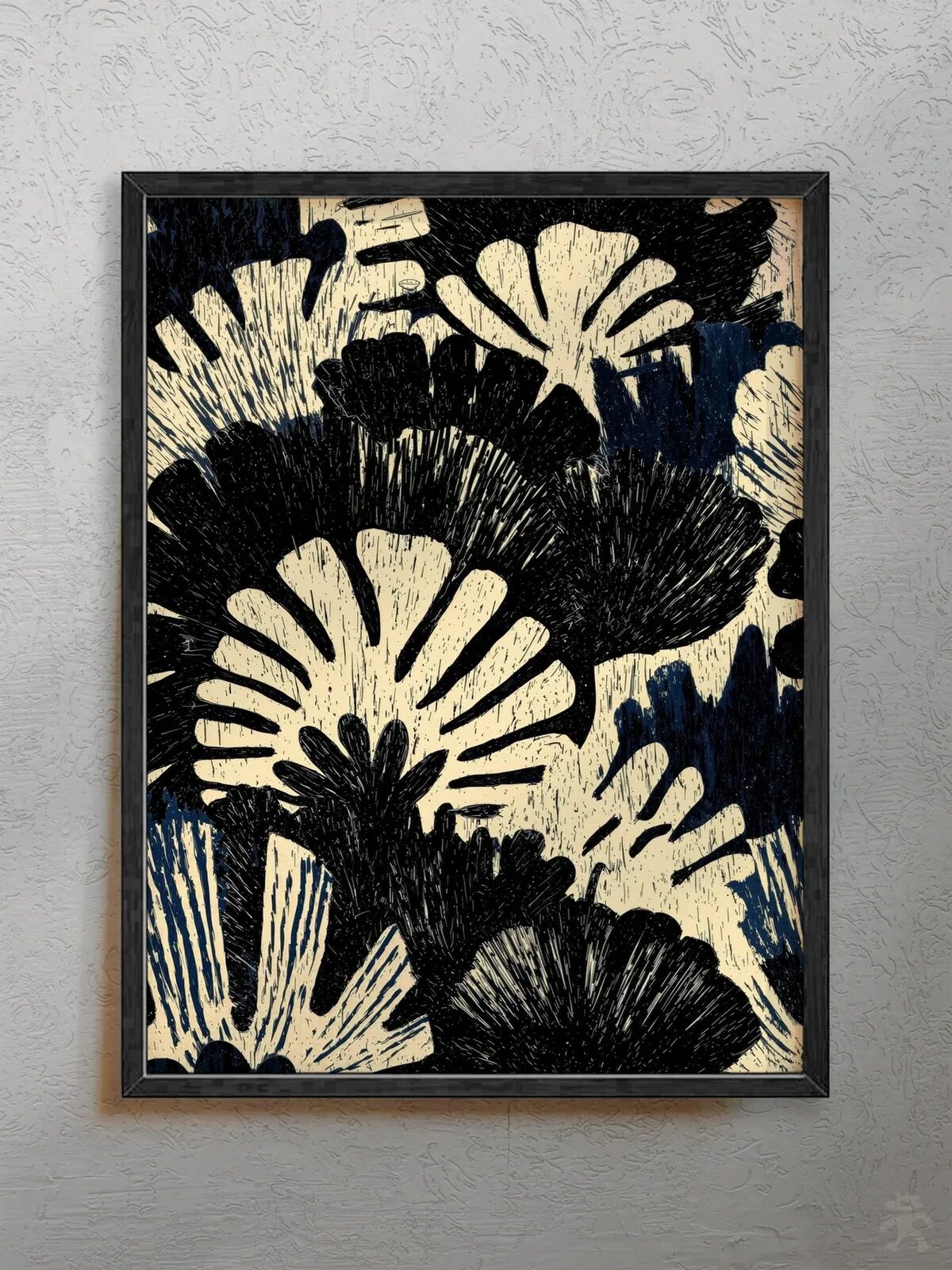 Интерьерный постер "Nocturnal Petal" в стиле pinterest, формата 30x40 см.