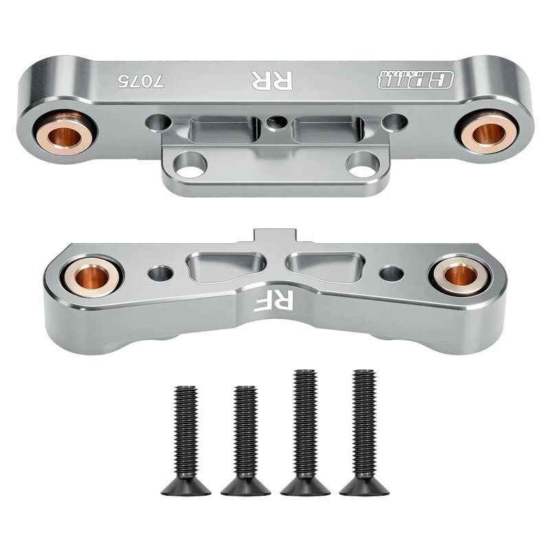 Крепление заднего нижнего рычага подвески GPM AR330379 для ARRMA Серый, SILVER