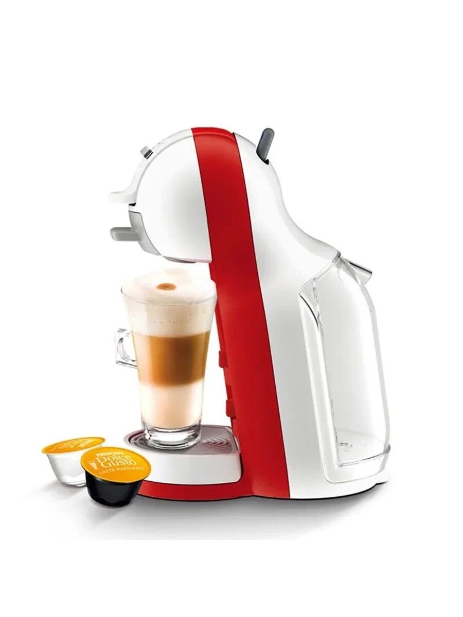Nescafe Dolce Gusto Капсульная кофемашина MIMI/10, красный, белый