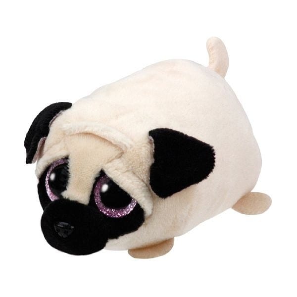 Мягкая игрушка TY Teeny Tys Mops Candy, бежевый, 10 см