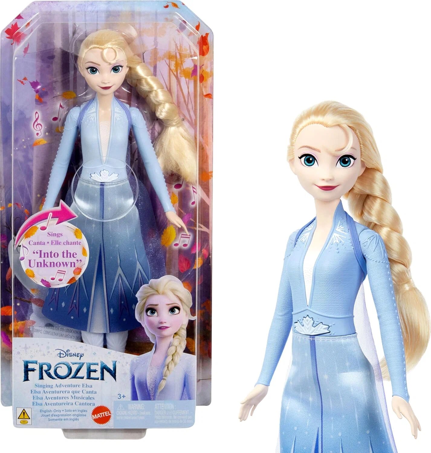 Классическая Кукла Mattel «Холодное сердце», поющая кукла Эльза HXD31