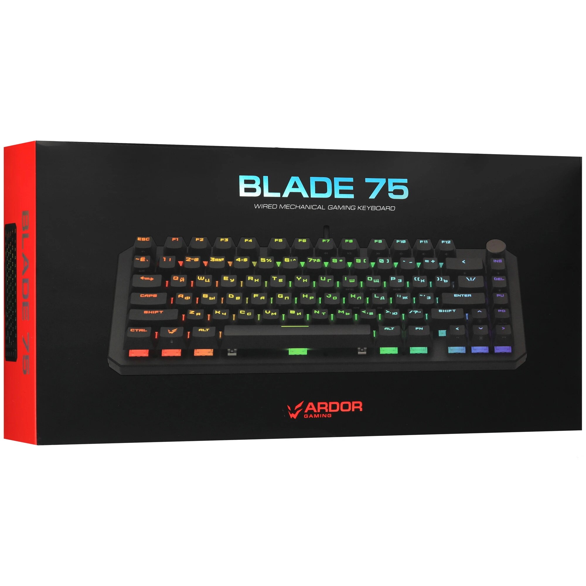 Клавиатура проводная ARDOR GAMING Blade 75 черный (AG-ODM-B75-Plum-B)