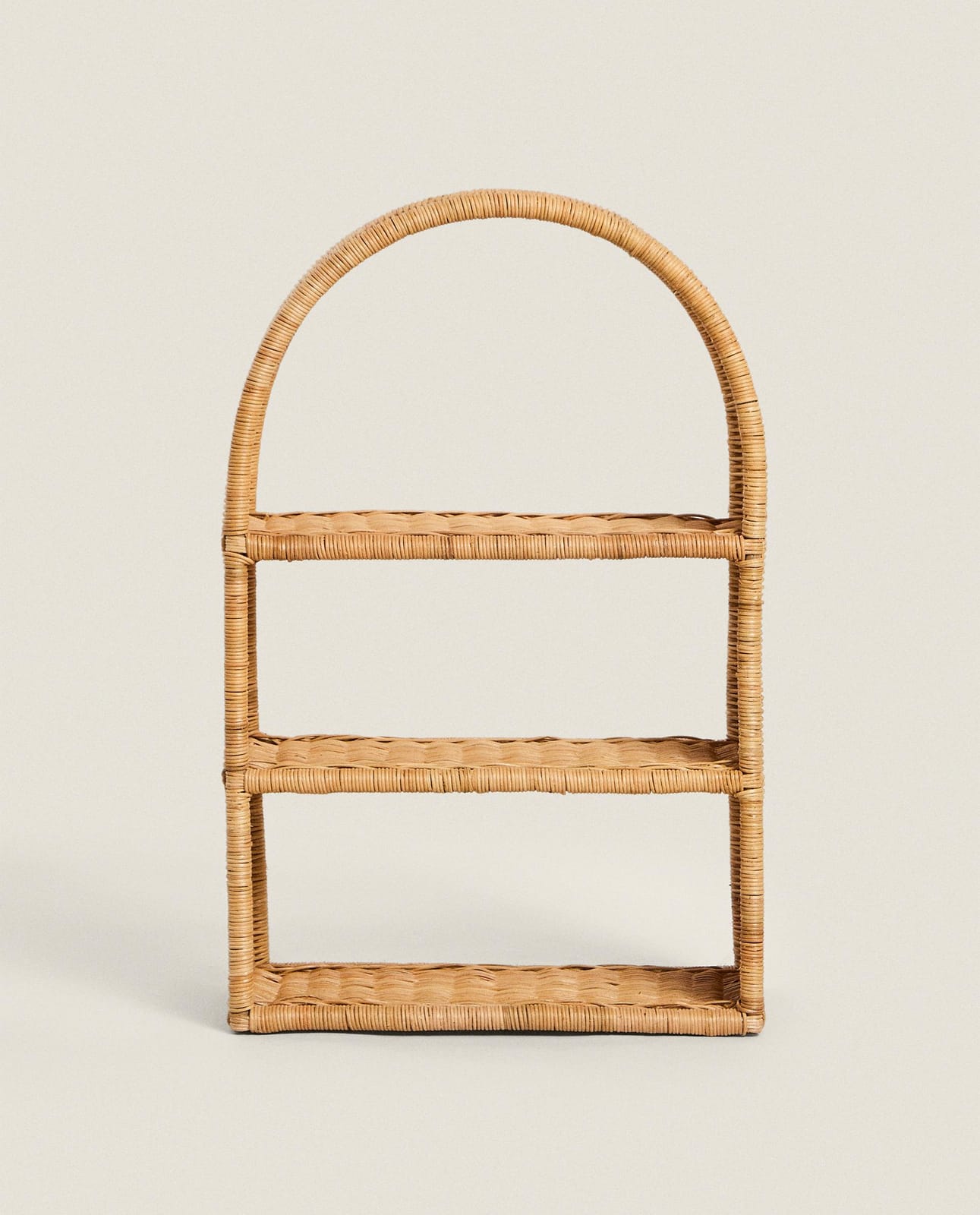 Стеллаж ZARA HOME овальная детская полка из ротанга, jasnobe owy, 71 x 45 x 20 см 4677/080/052-99