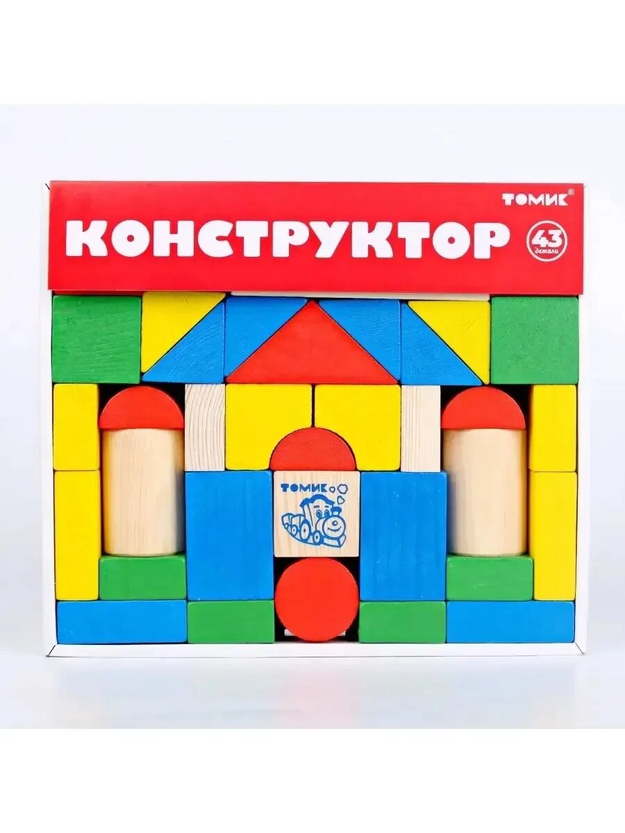 Конструктор «Цветной» 43 элемента