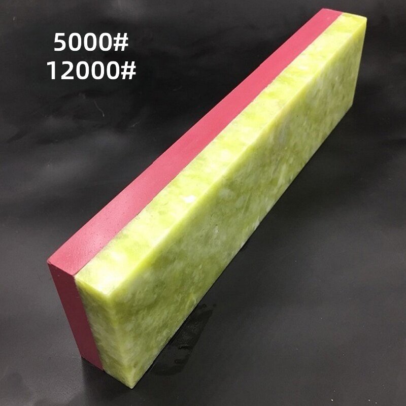 Точильный камень двусторонний из белого корунда, зернистость 5000 и 12000 грит, размер 100x25x10 мм, тип А