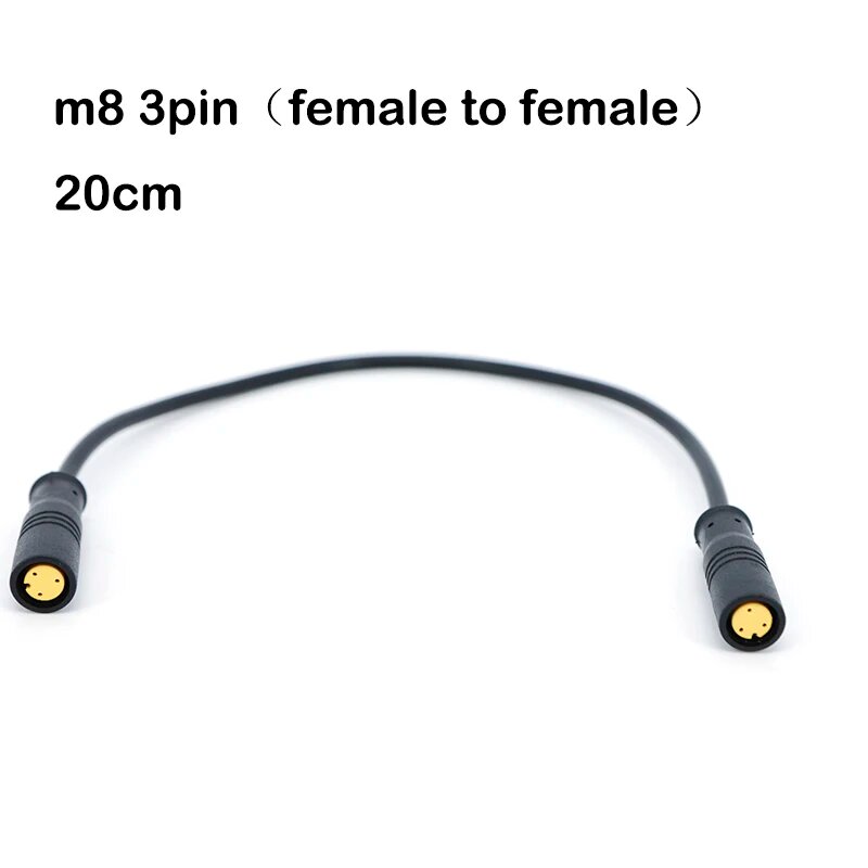 Gakaki кабель для электровелосипеда M8 2 3 5-контактный 30 см 3pin female-female