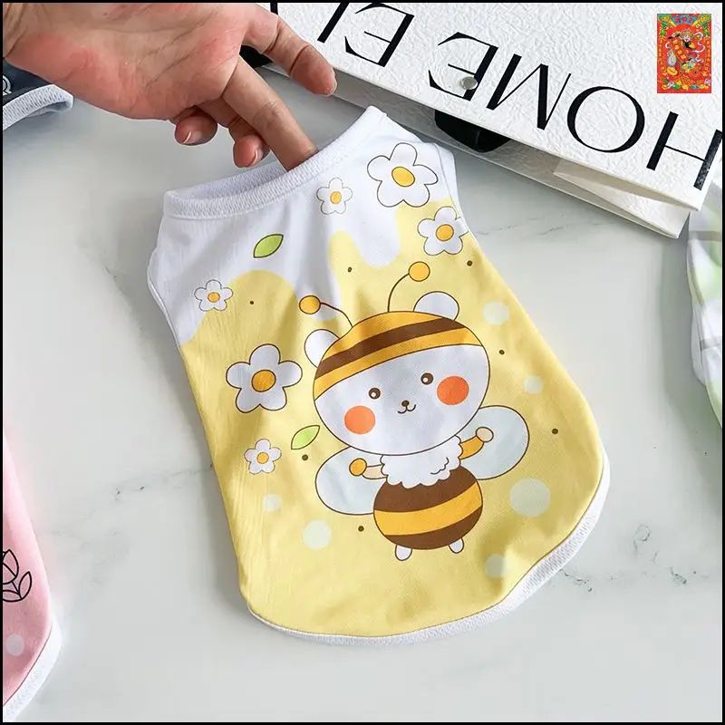 Тонкая эластичная майка для домашних животных