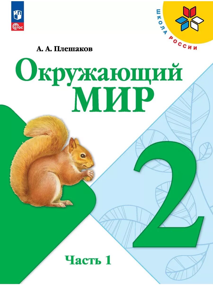 Плешаков. Окружающий мир 2 класс Учебник. Часть 1 ФГОС