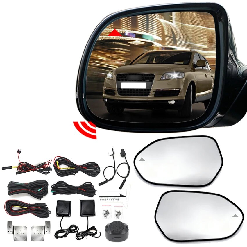 Автозеркало Audi Q5 SQ5 Q7 2006-2018 BSD White triang