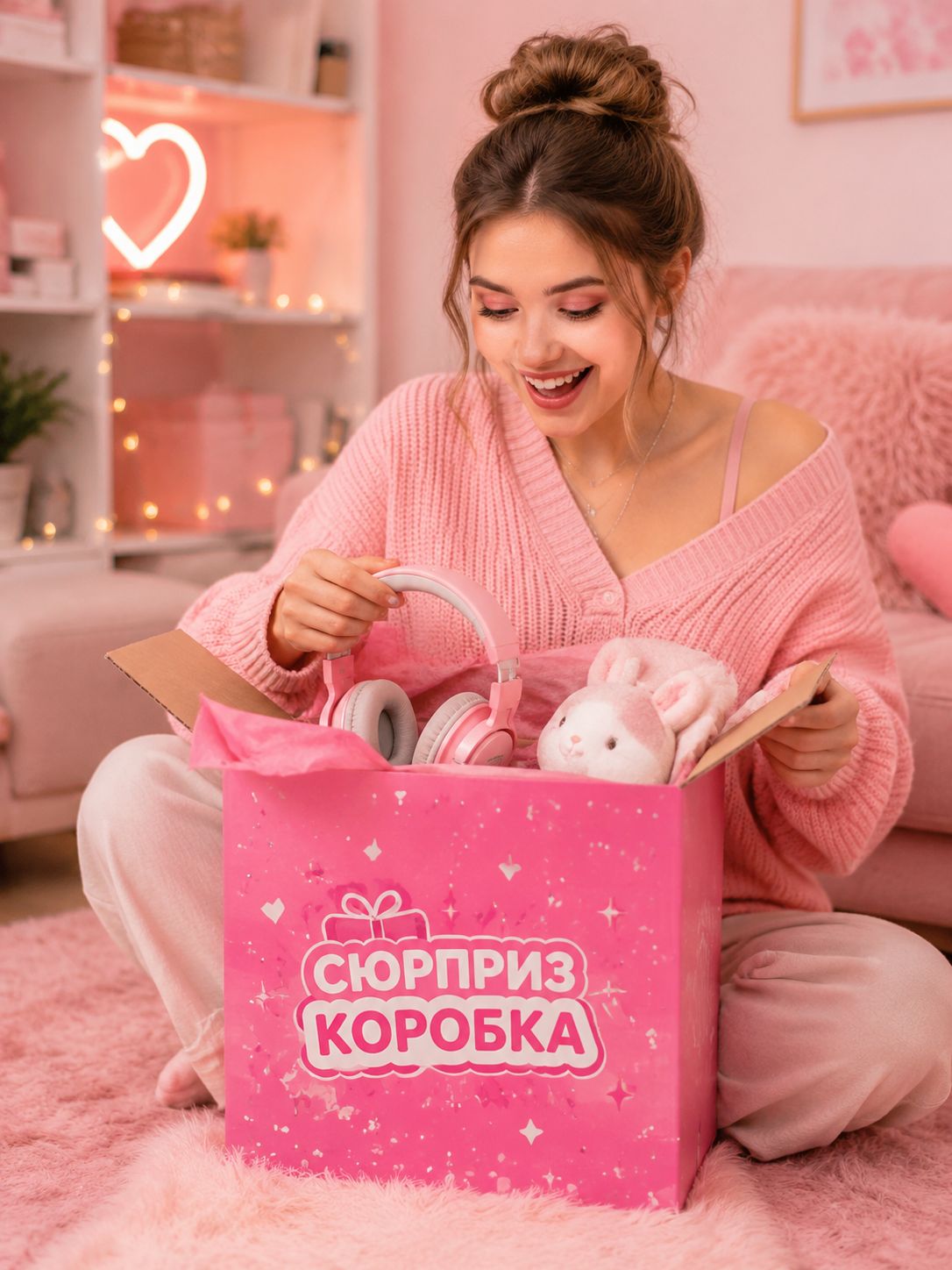 Сюрприз-бокс белый Сюрприз-бокс