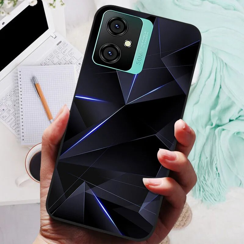 Чехол Oscal C70 силиконовый лев кот 22