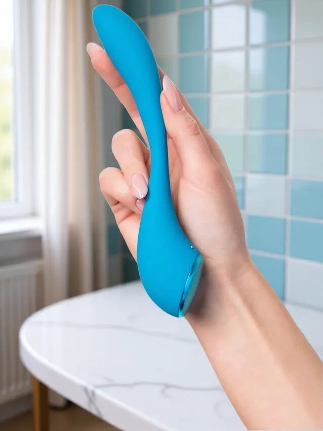 Гибкий вибратор Satisfyer для точки G, управление через приложение,19 см