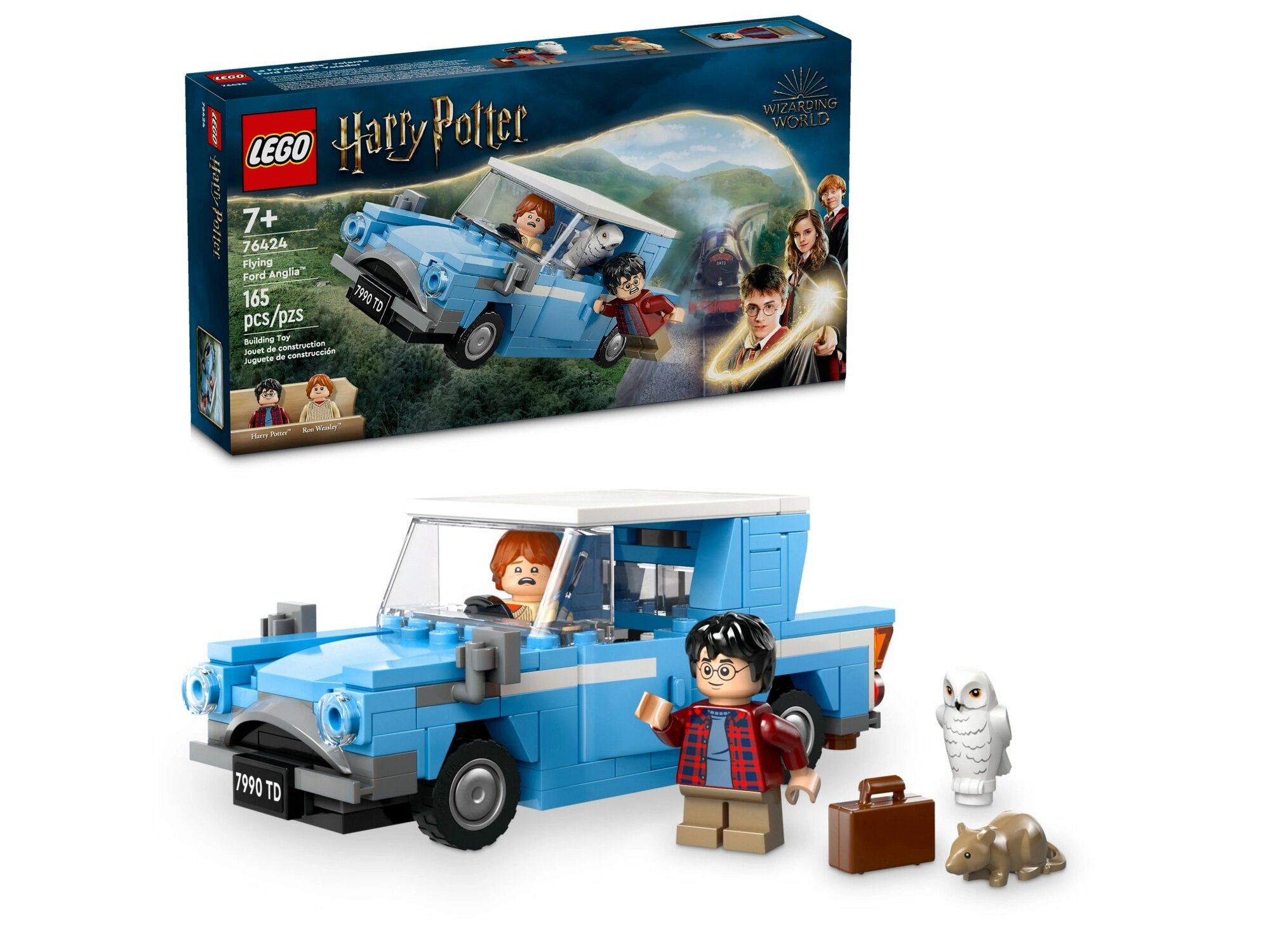 Лего Harry Potter серия, LEGO 76424 Летающий Форд Англия, lego конструктор для мальчика, лего для девочек