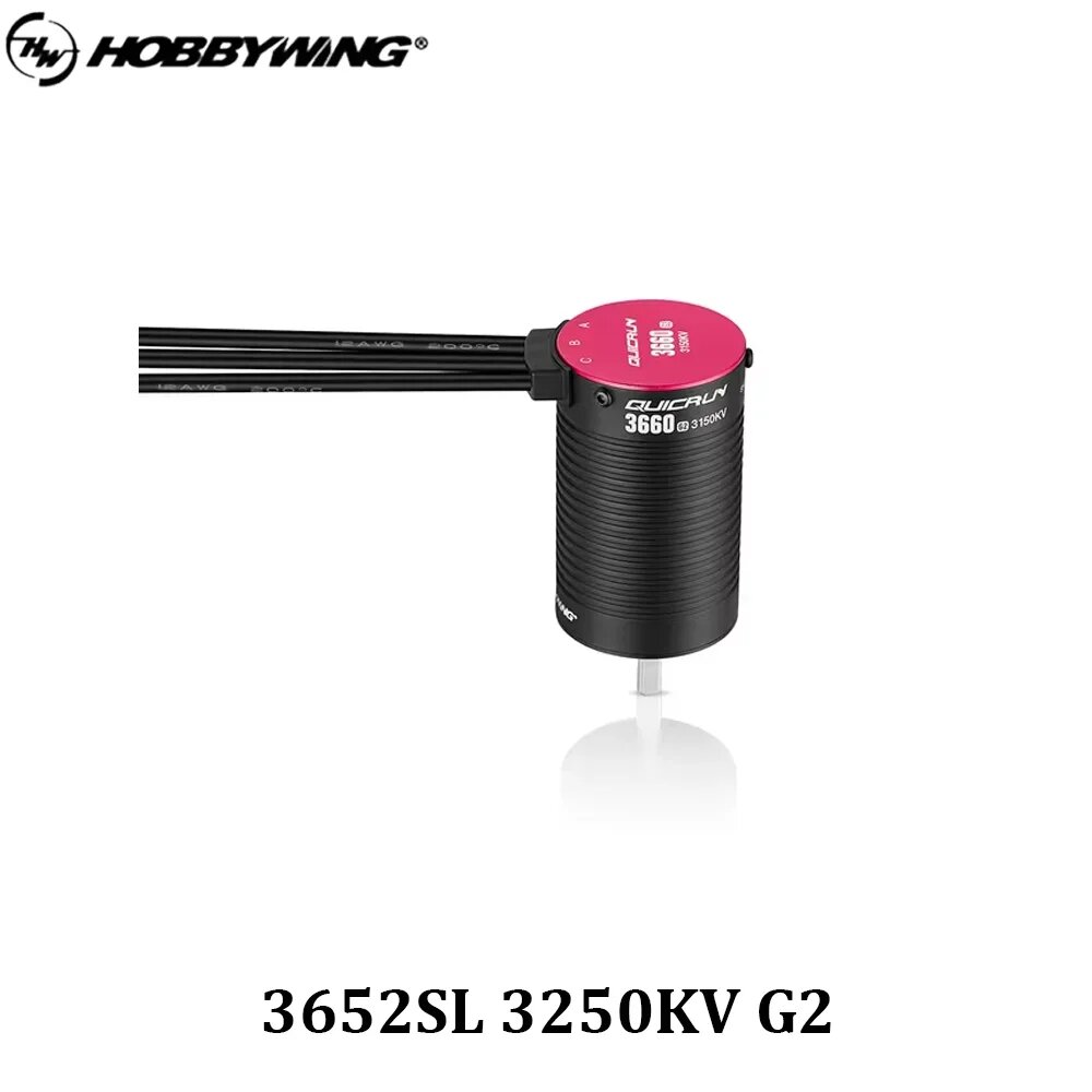 HobbyWing 2025 New QuicRun 3652/3660 SL G2 Бесщеточный мотор 3652SL-3250KV Motor