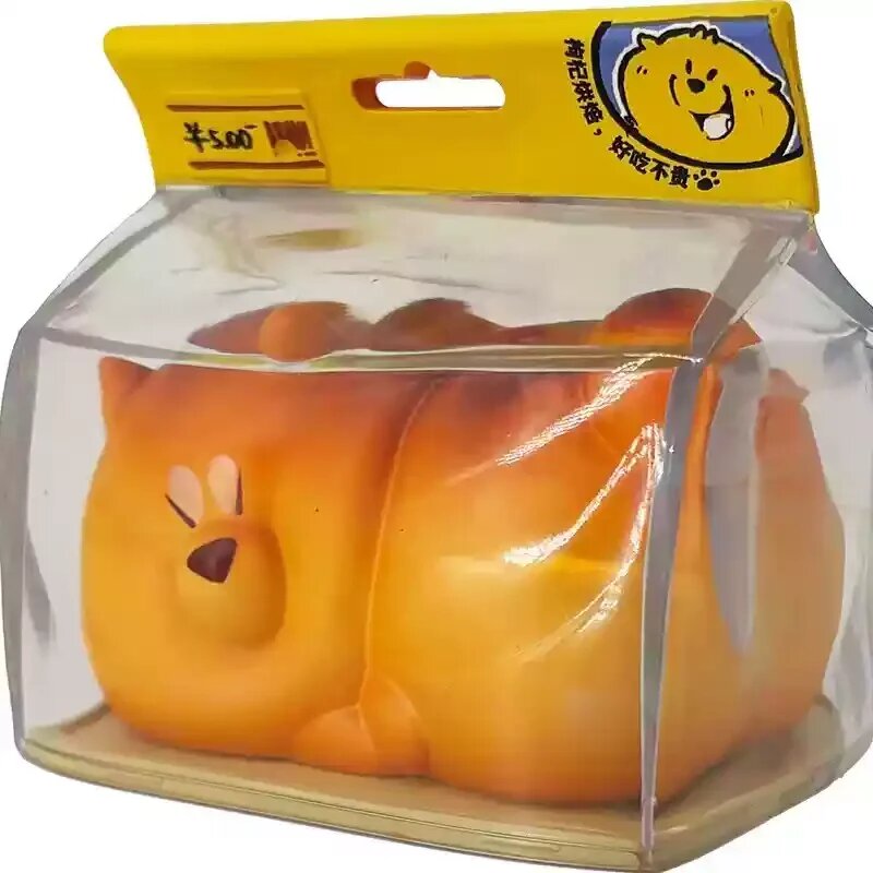 Фигурка Shiba Inu в коробке, оранжевый