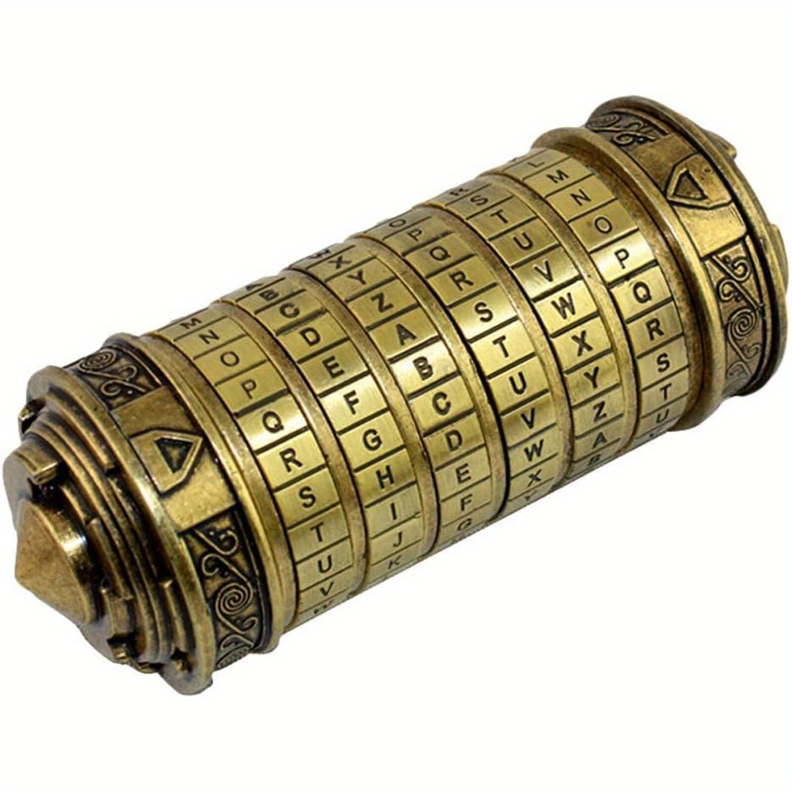 Винтажная золотистая шкатулка для колец с кодовым замком
