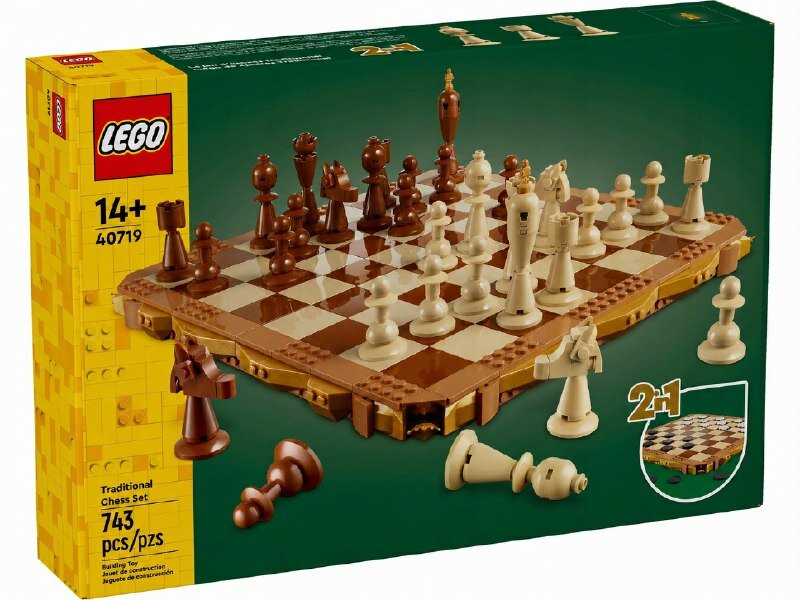 Конструктор LEGO 40719 Традиционные шахматы, 743 детали