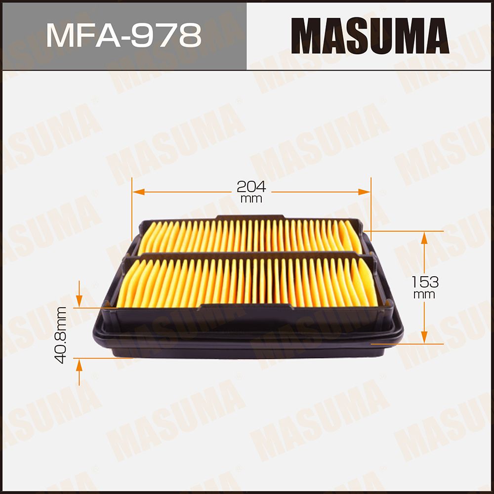 Фильтр воздушный MASUMA MFA-978 для HONDA STEPWGN 1996-2001