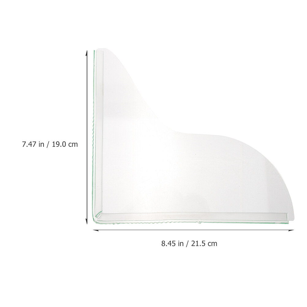 Прозрачная Защита От Брызг Для Ванны 1 Штук 21.50X19.00X0.50Cm