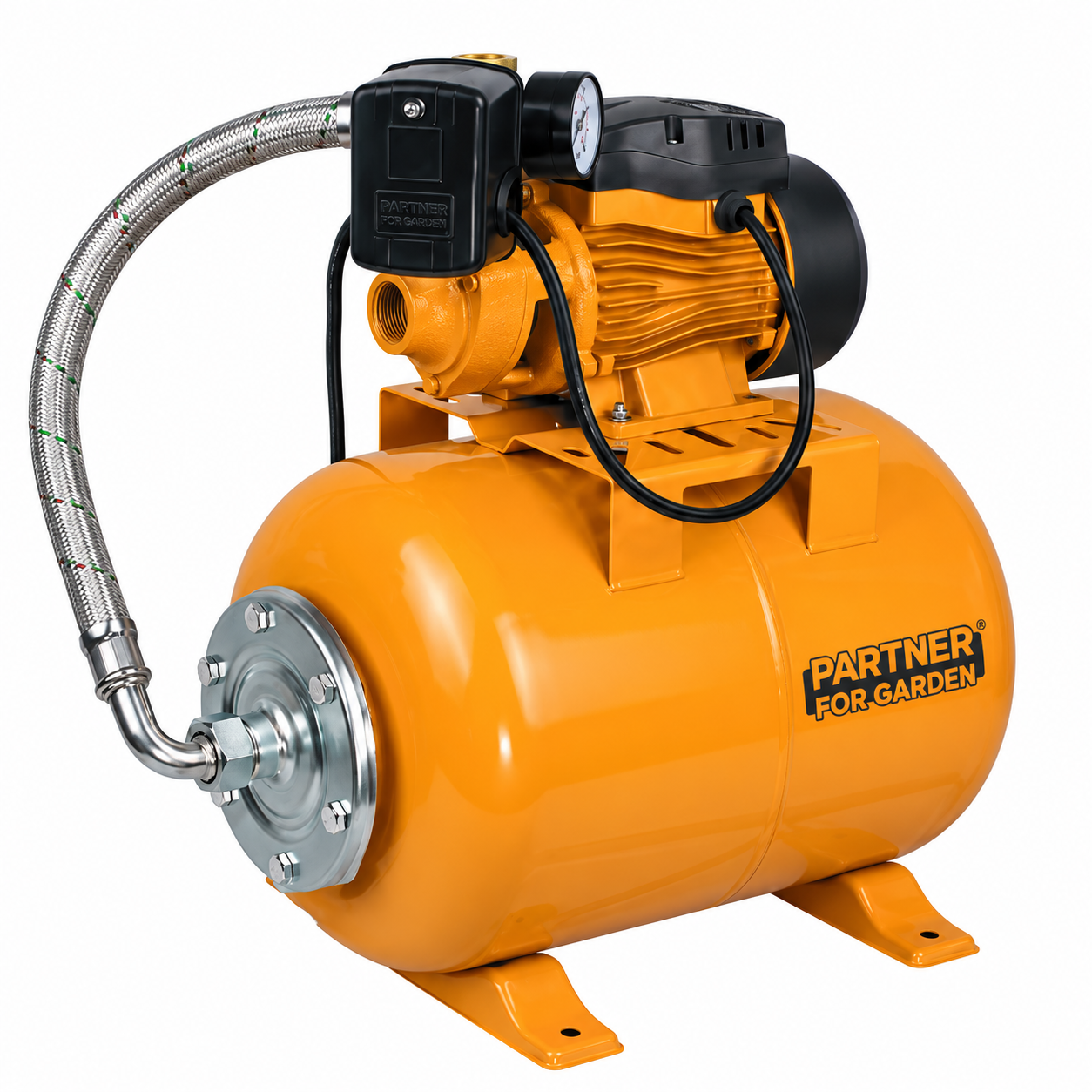 Насосная станция Partner for garden NSV 2700-24 (230В, 450Вт, тип вихревой, 45л/мин, корпус чугун, гидроаккум. 24л)