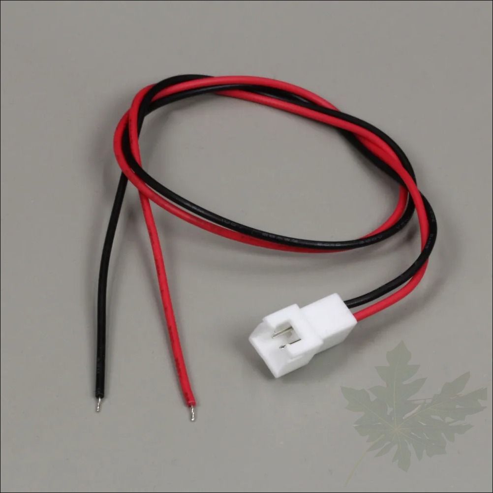Разъем JST XH 2pin 2.54мм (female/мама) с кабелем 30см. (5шт.)