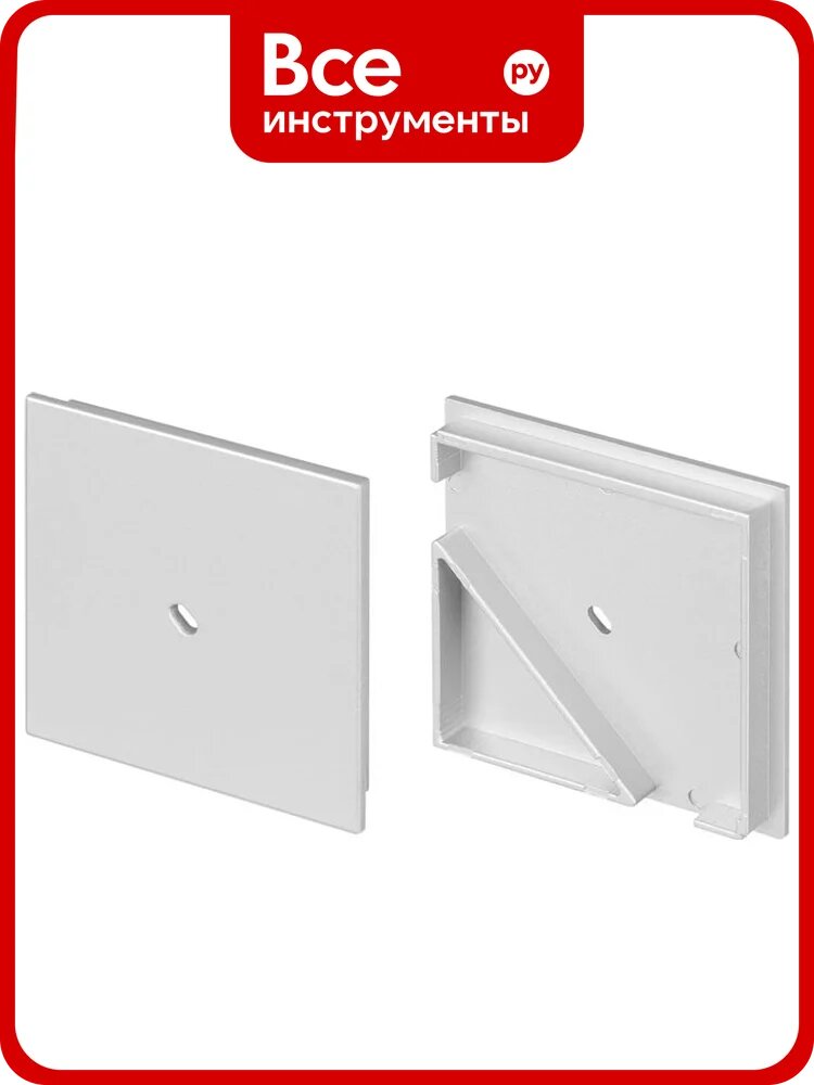 Заглушка Arlight KANT-H55 SQUARE с отверстием 1компл 044617
