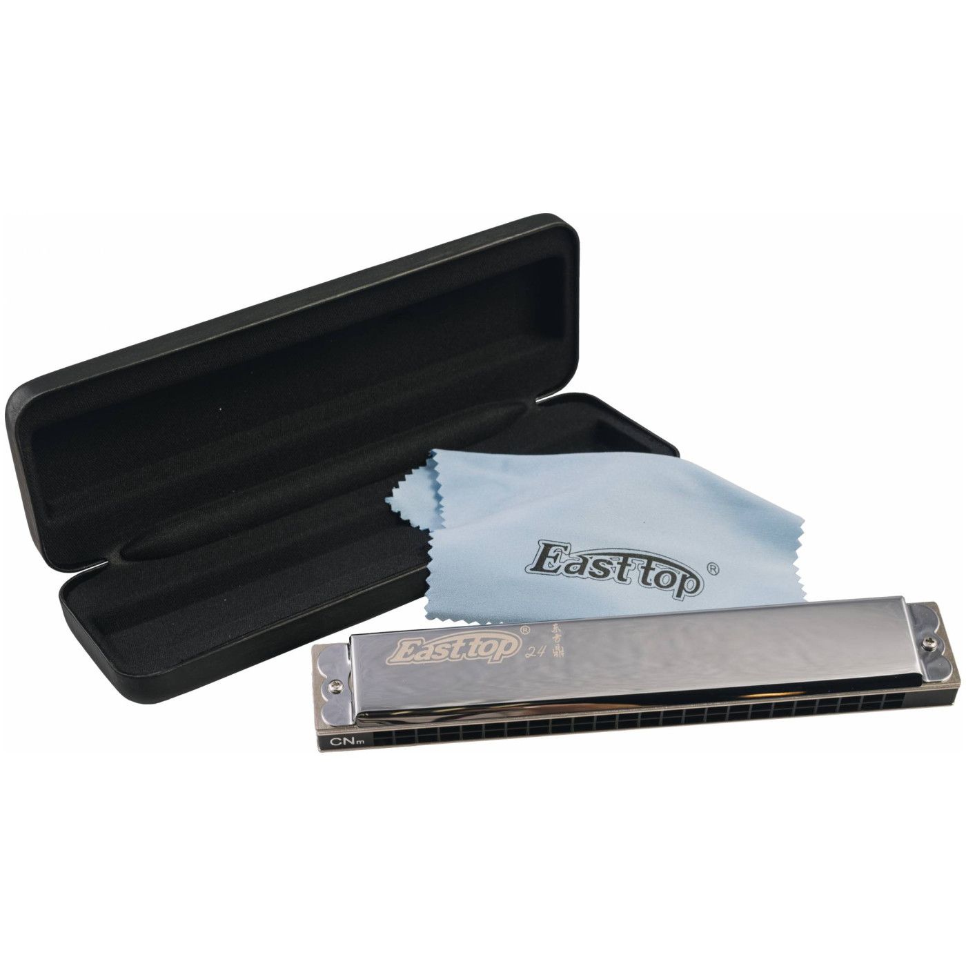 EASTTOP T2408 губная гармоника тремоло, C натуральный минор, 24/24 отв, 48 язычков